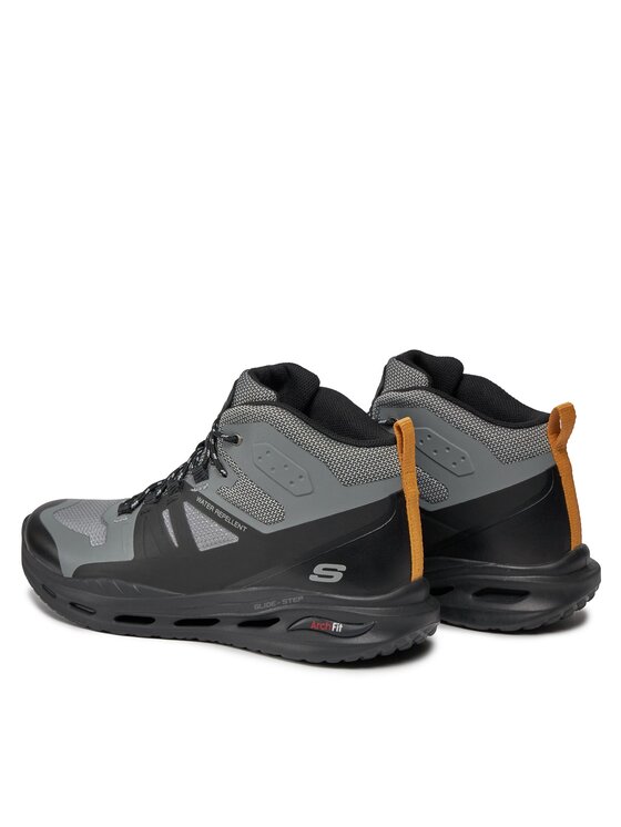 Skechers Черевики Arch Fit Orvan Montfort 210478/GYBK Сірий | Modivo.ua
