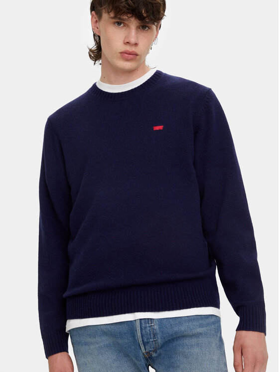 Levi's® Pullover Original Housemark A4320-0001 Dunkelblau Standard Fit ...