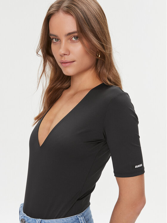 Guess Body Chia V3BP23 KC450 Czarny Slim Fit | Modivo.pl