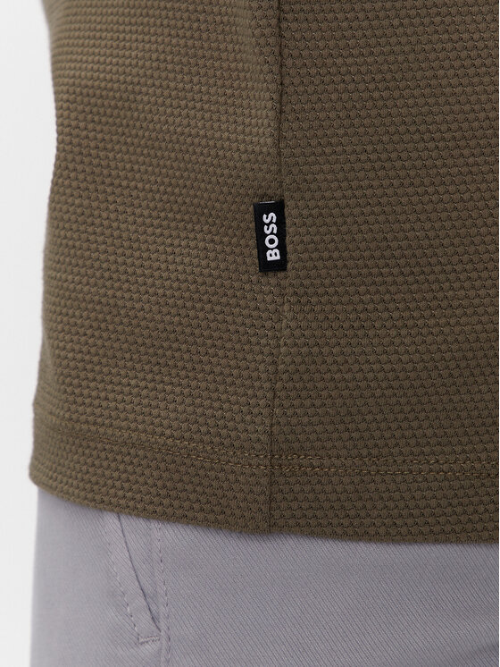 Boss T-Shirt Tiburt 240 50452680 Khakifarben Regular Fit | Modivo.de