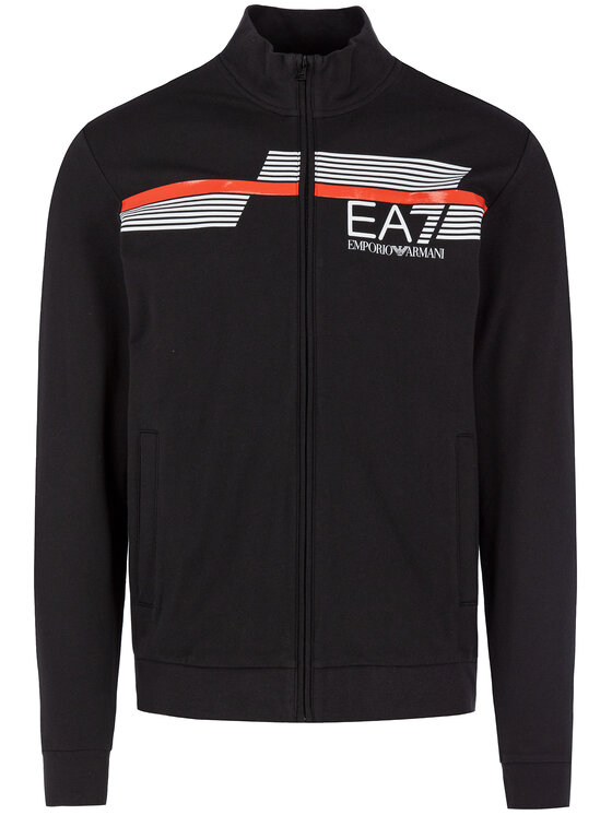 EA7 Emporio Armani Bluza 3HPM51 PJ05Z 1554 Czarny Regular Fit | Modivo.pl