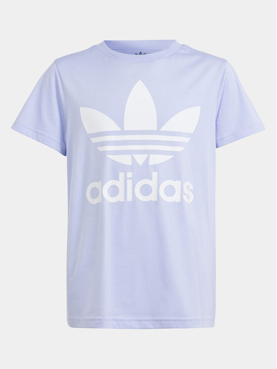 adidas T-Shirt adicolor Trefoil IN8447 Violett Regular Fit | Modivo.de