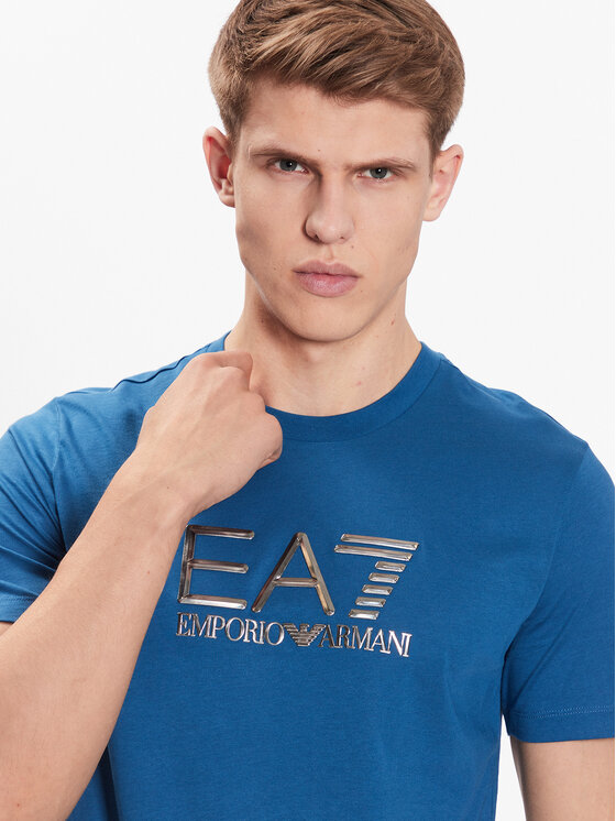 EA7 Emporio Armani T-Shirt 3RPT71 PJM9Z 1534 Blau Regular Fit | Modivo.at