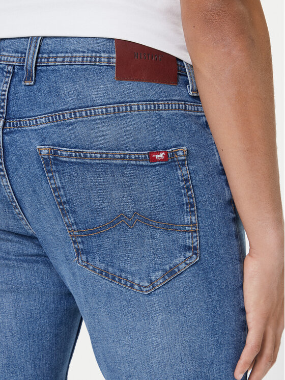 Mustang Jeansy Oregon 1016799 Modrá Slim Fit | Modivo.cz