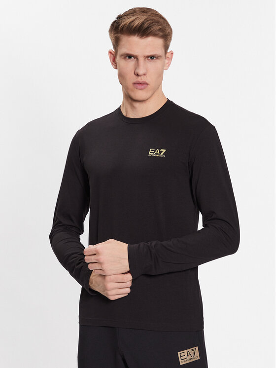 EA7 Emporio Armani Longsleeve 3RPT08 PJLBZ 0208 Schwarz Regular Fit | Modivo.de