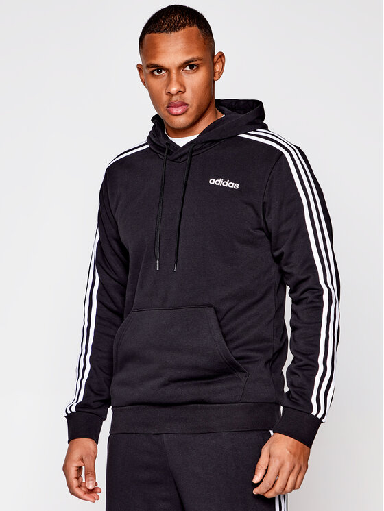 adidas Μπλούζα Essentials 3 Stripes DU0498 Μαύρο Regular Fit | Modivo.gr