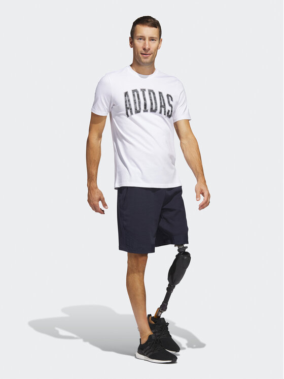 adidas T-Shirt Sportswear Camo T-Shirt HA7211 Biały Regular Fit | Modivo.pl