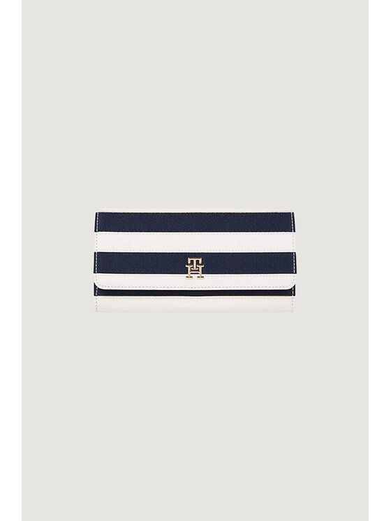 Tommy Hilfiger Rahakott ICONIC TOMMY LRG FLAP STRIPE Valge | Modivo.ee