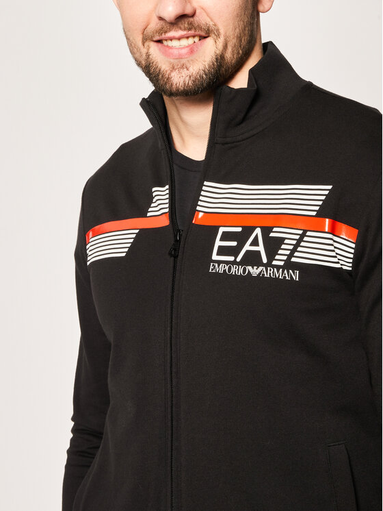 EA7 Emporio Armani Bluza 3HPM51 PJ05Z 1554 Czarny Regular Fit | Modivo.pl