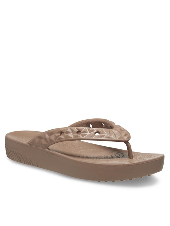 Crocs Flip-flops Classic Platform Geometric Flip 209565 Bézs | Modivo.hu