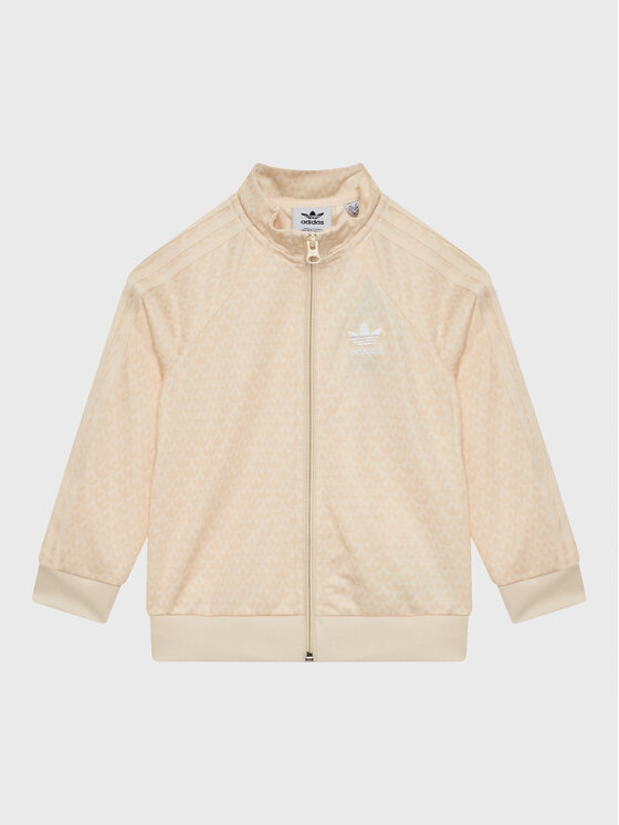 adidas Tepláková souprava Monogram Print Tracksuit H62935 Bílá Regular ...