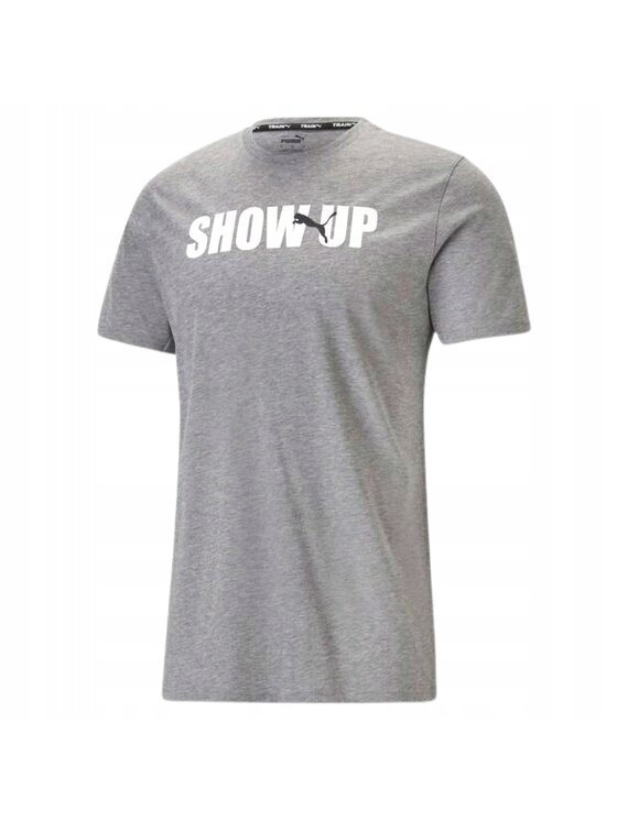 Puma T-Shirt 52323603 Szary Comfortable Fit | Modivo.pl