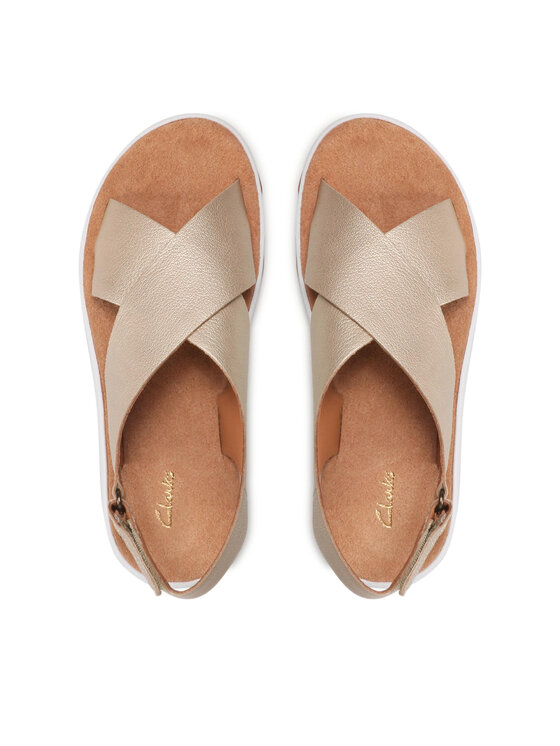 Clarks Sandale Jemsa Cross 261642424 Zlatna | Modivo.hr