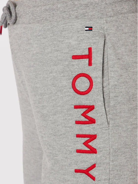 Tommy Hilfiger Jogginghose Track Uw0uw02834 Grau Regular Fit Modivo De