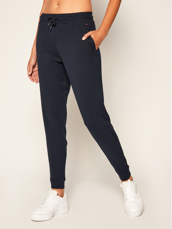 Tommy Hilfiger Долнище анцуг Track Uw0uw01924 Тъмносин Regular Fit
