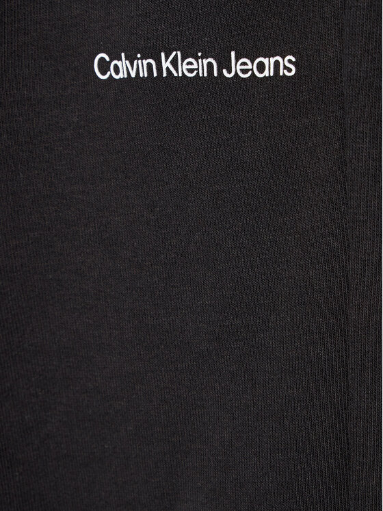 Calvin Klein Jeans Jogginganzug Logo IG0IG01758 Schwarz Boxy Fit ...
