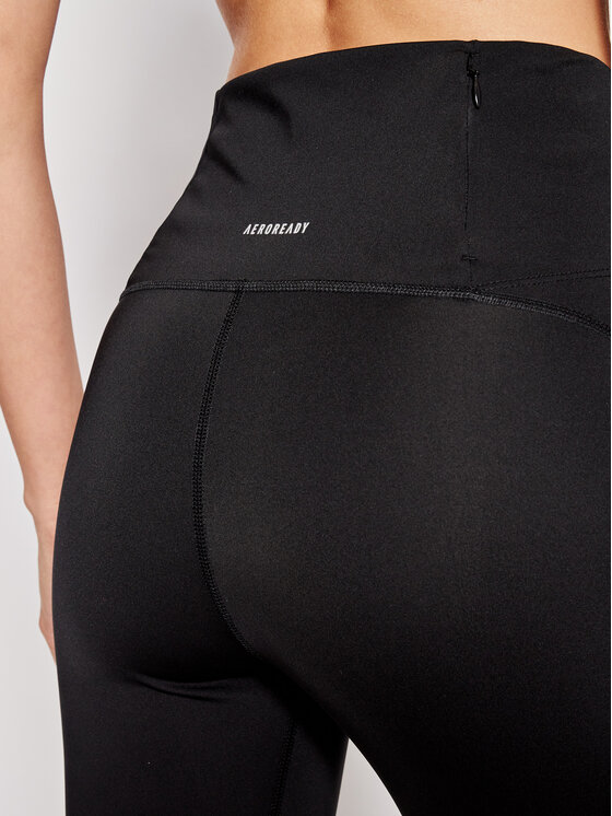 adidas Legginsy Own The Run GU8940 Czarny Slim Fit | Modivo.pl