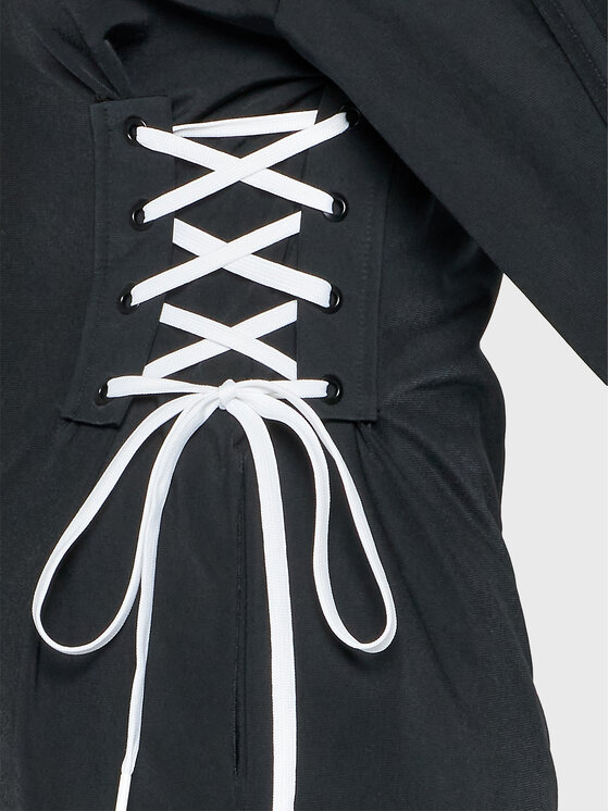 adidas Sukienka codzienna Always Original Laced HK5075 Czarny Relaxed ...