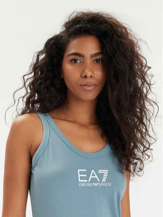 EA7 Emporio Armani Топ 3DTH52 TJFKZ 1533 Голубий Regular Fit | Modivo.ua