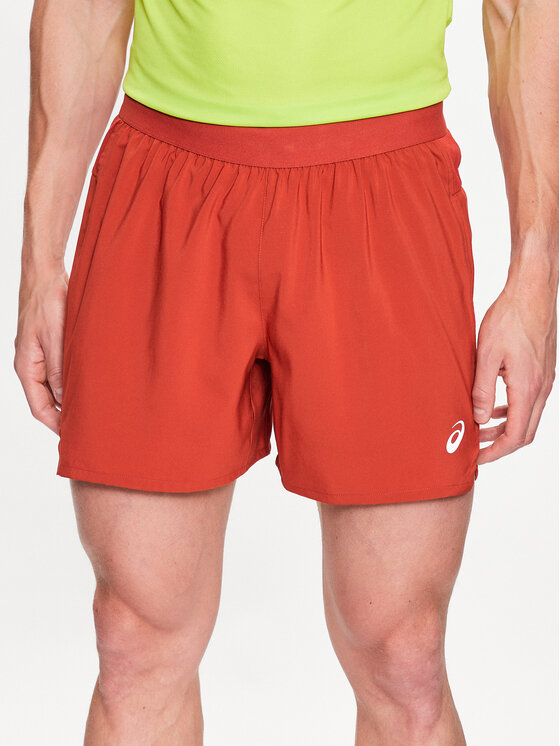 Asics Αθλητικό σορτς Road 5In Short 2011C391 Πορτοκαλί Regular Fit ...