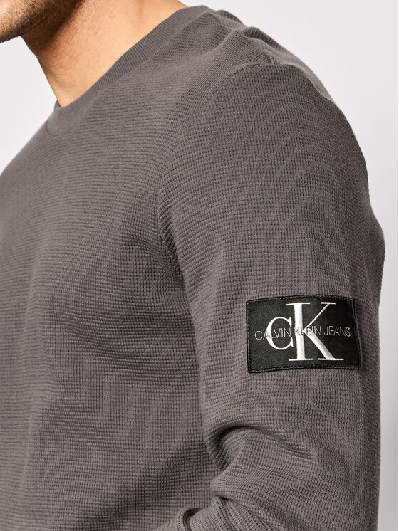 Calvin Klein Jeans Pullover J30J316610 Grau Slim Fit | Modivo.de