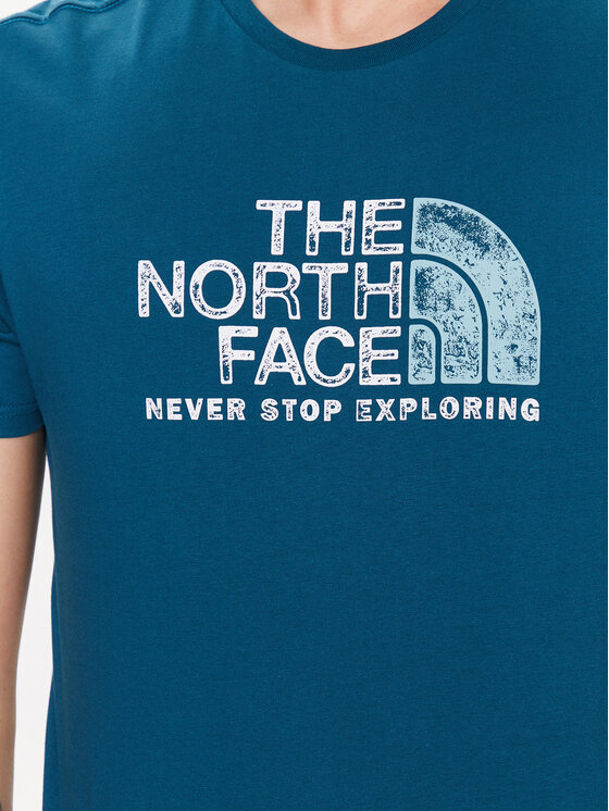 The North Face Тишърт Rust NF0A4M68 Тъмносин Regular Fit | Modivo.bg