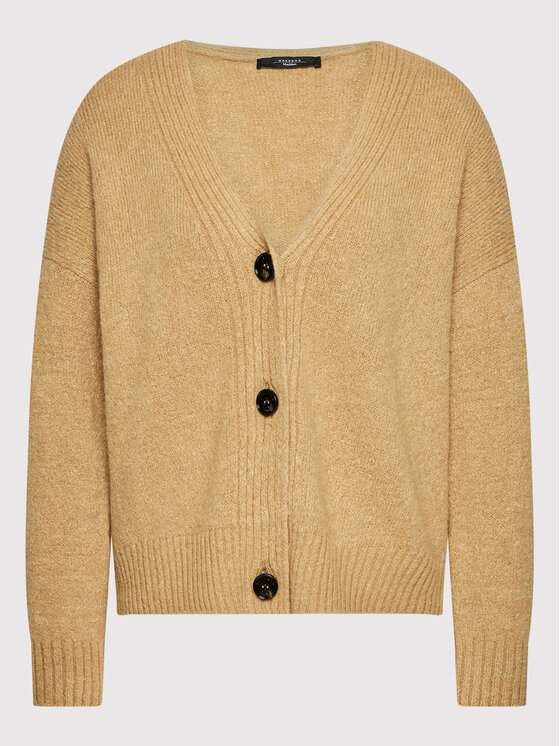 Weekend Max Mara Kardiganas Magno 53460423 Smėlio Regular Fit | Modivo.lt