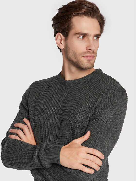 Brave Soul Pullover MK-162SLOVAKU Grün Regular Fit | Modivo.de