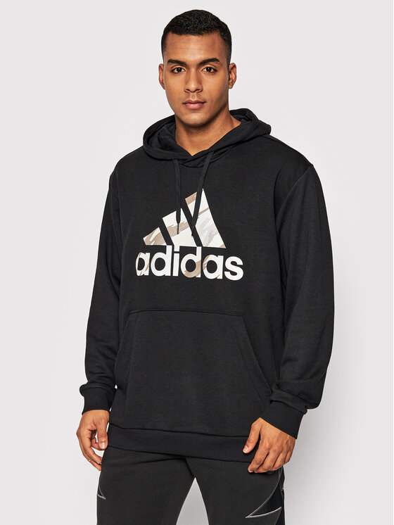 adidas Bluza Camo HE4374 Czarny Loose Fit | Modivo.pl
