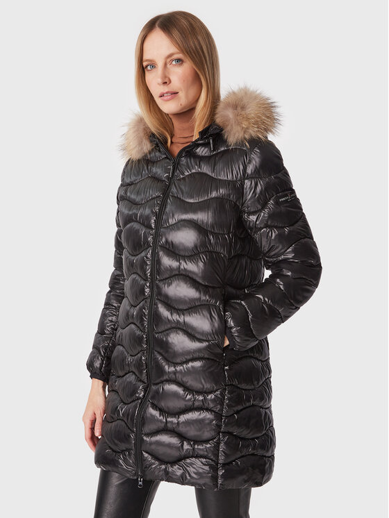 Frieda & Freddies Winterjacke 8716C Schwarz Slim Fit | Modivo.de