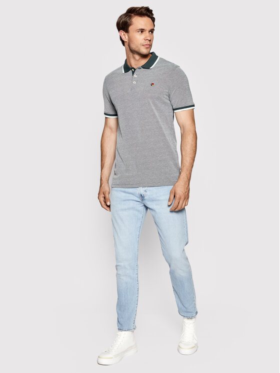 Jackandjones Premium Polo Win 12169064 Zielony Regular Fit Modivo Pl