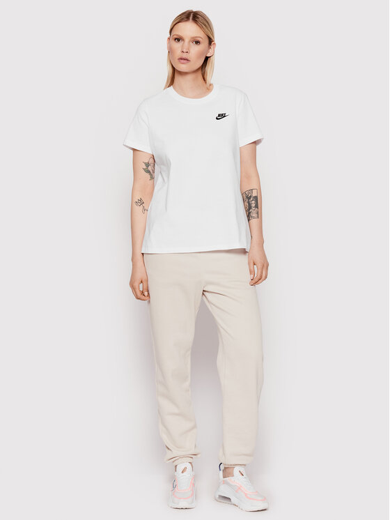 Nike Tricou Sportswear Club DN2393 Alb Relaxed Fit | Modivo.ro