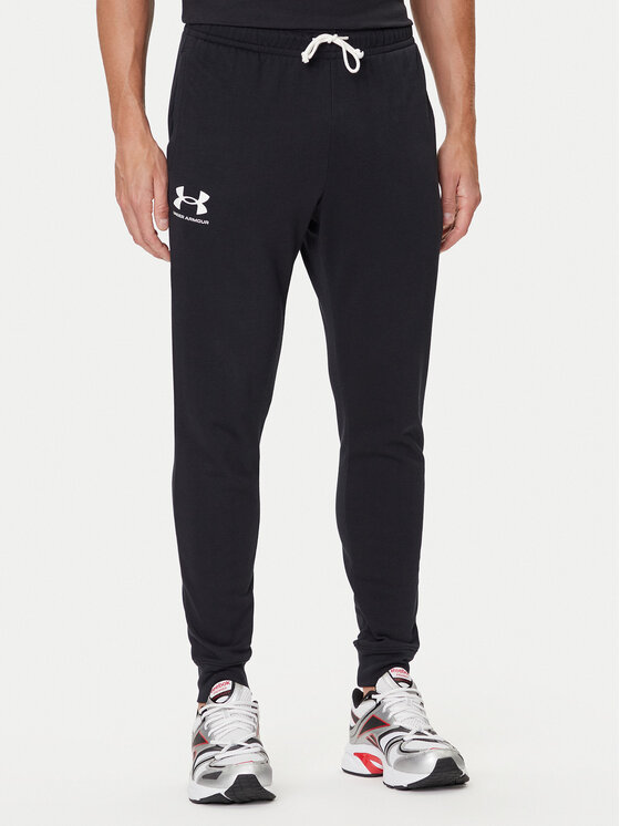 Under Armour Teplákové kalhoty Ua Rival Terry Jogger 1380843-001 Černá Fitted Fit | Modivo.cz