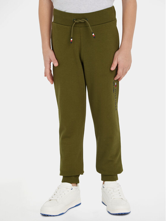 Tommy Hilfiger Sportinės kelnės KS0KS00207 S Žalia Regular Fit | Modivo.lt