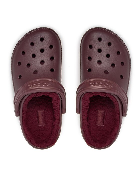 Crocs Nazouváky Crocs Classic Lined Clog 203591 Bordó | Modivo.cz