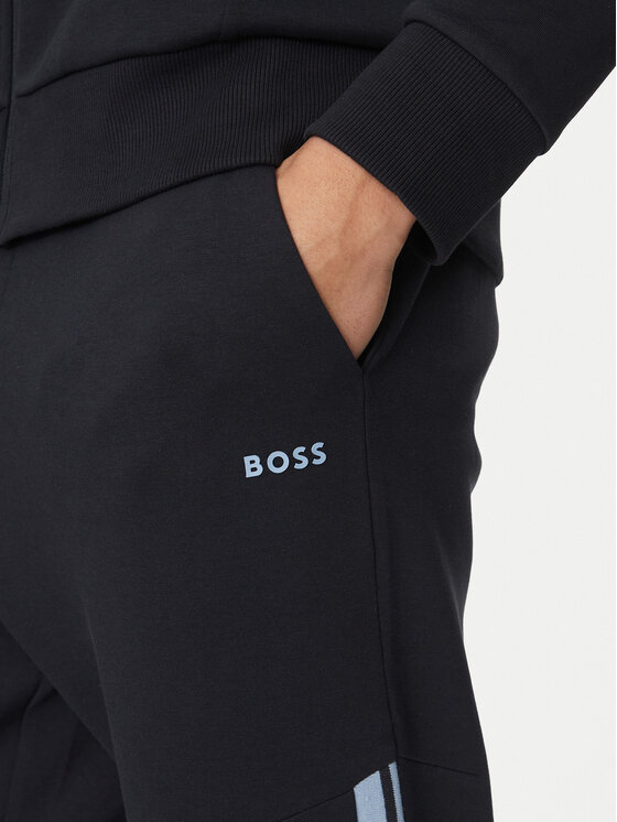 BOSS Dres 50533738 Granatowy Regular Fit | Modivo.pl
