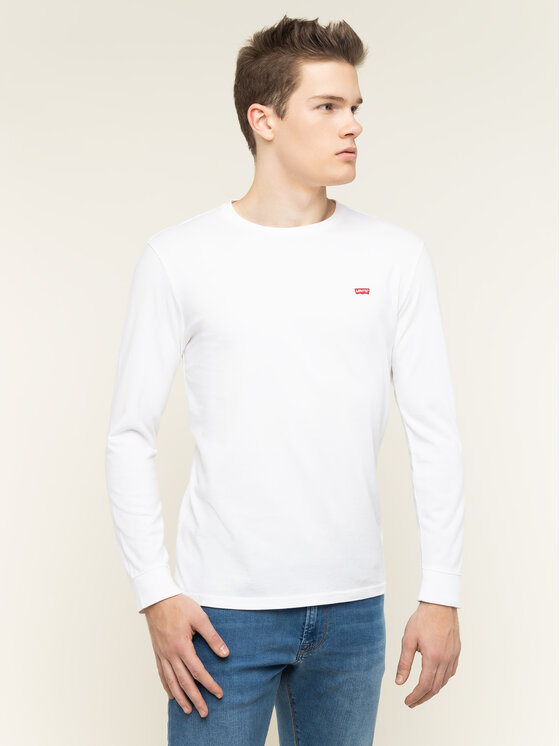 Levi's® S dlouhým rukávem Original Logo Tee 72848-0000 Bílá Regular Fit ...