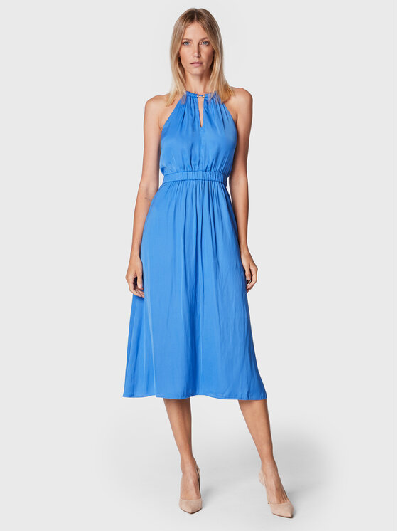 Morgan Φόρεμα κοκτέιλ 222-ROMANA Μπλε Regular Fit | Modivo.gr