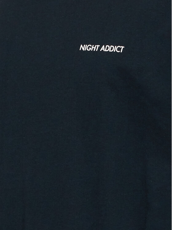 Night Addict Футболка MTS-NA149LAYER Чорний Relaxed Fit | Modivo.ua