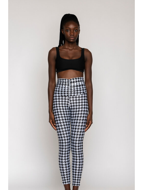 Flavia Valentini Legginsy 101 Złoto bicolour Compression Fit | Modivo.pl