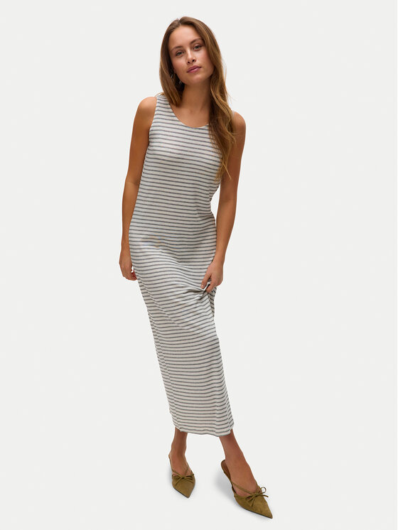 Vero Moda Každodenní šaty Gina 10327658 Béžová Regular Fit | Modivo.cz