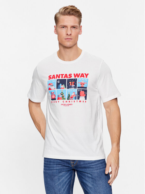 Jack&Jones Футболка 12246605 Білий Standard Fit | Modivo.ua