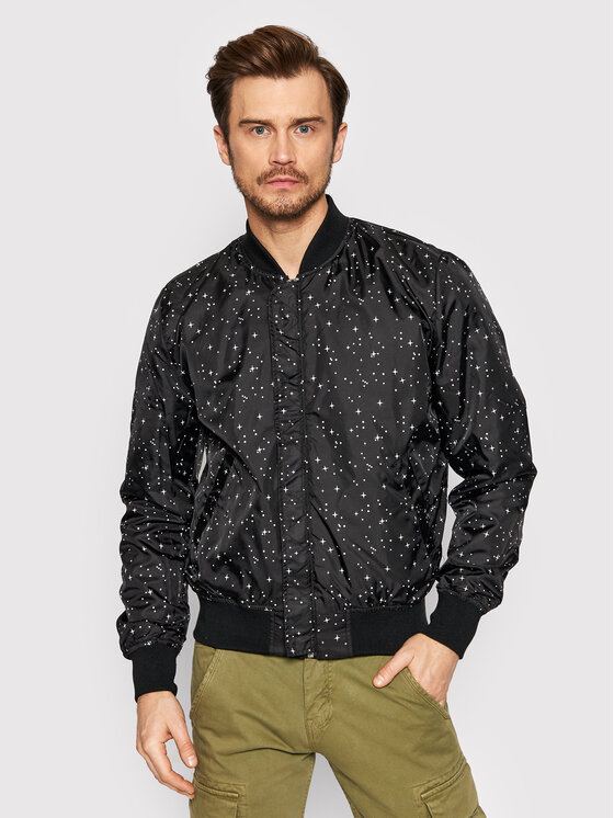 Alpha Industries Bomber striukė Ma-1 Tt Nasa 186101 Juoda Regular Fit ...