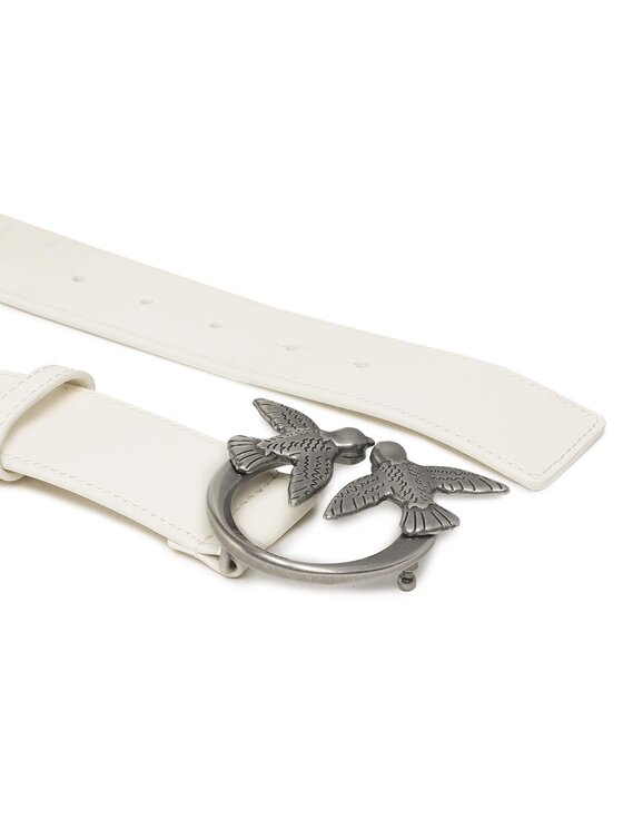 Pinko Dámský pásek Love Berry H4 Belt PE 23 PLT01 100120 A0F1 Bílá ...