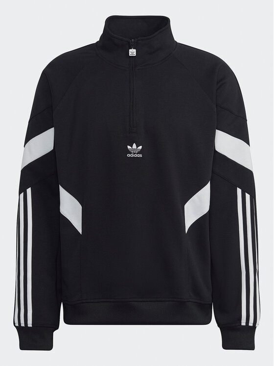 Adidas Bluza Adidas Rekive Half Zip Sweatshirt Hk7336 Czarny Loose Fit