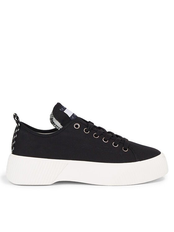 Tommy Jeans Sneakers Tjm Vulcanized Platform EM0EM01197 Schwarz Modivo