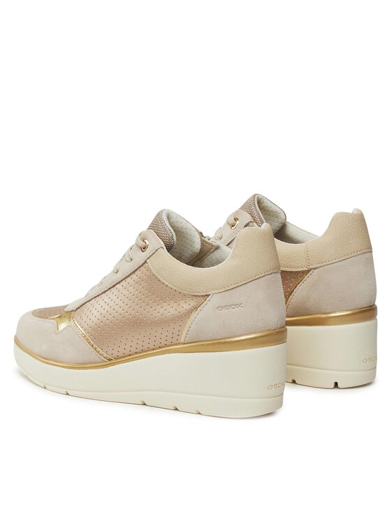 Geox Sneakersy D Ilde D25RAA 0AJ22 CB55V Beżowy | Modivo.pl