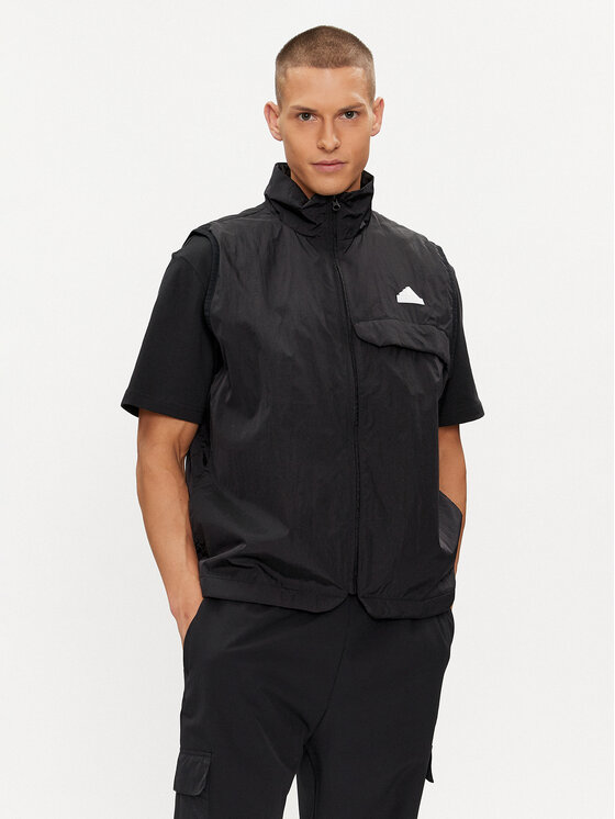 adidas Bezrękawnik Unisex City Escape IN3701 Czarny Loose Fit | Modivo.pl