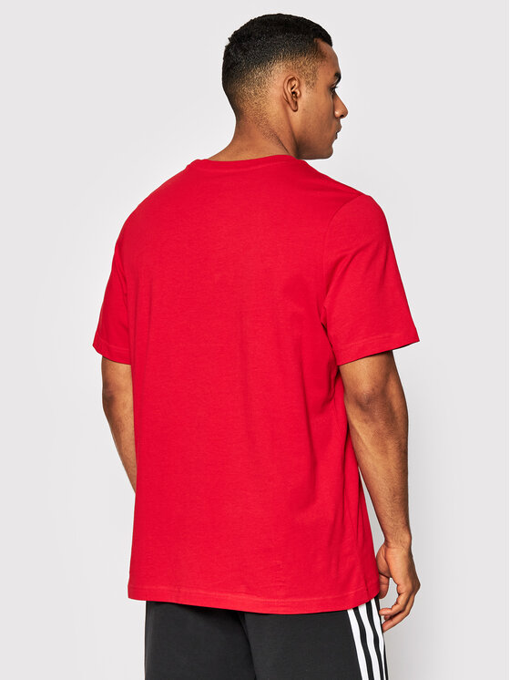 adidas Тишърт Essentials Big Logo GK9124 Червен Regular Fit | Modivo.bg