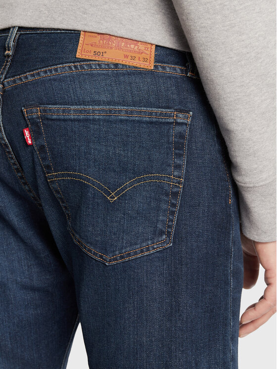 Levi's® Jeansy 501® 00501-3199 Tmavomodrá Straight Leg | Modivo.cz